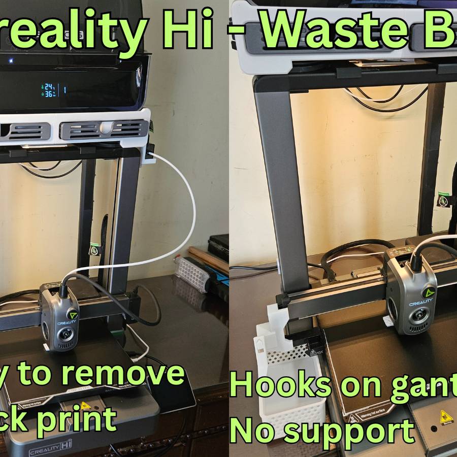 3D Printer Files | 3MF File | Waste bin - poop bin for Creality Hi | Creality Cloud
