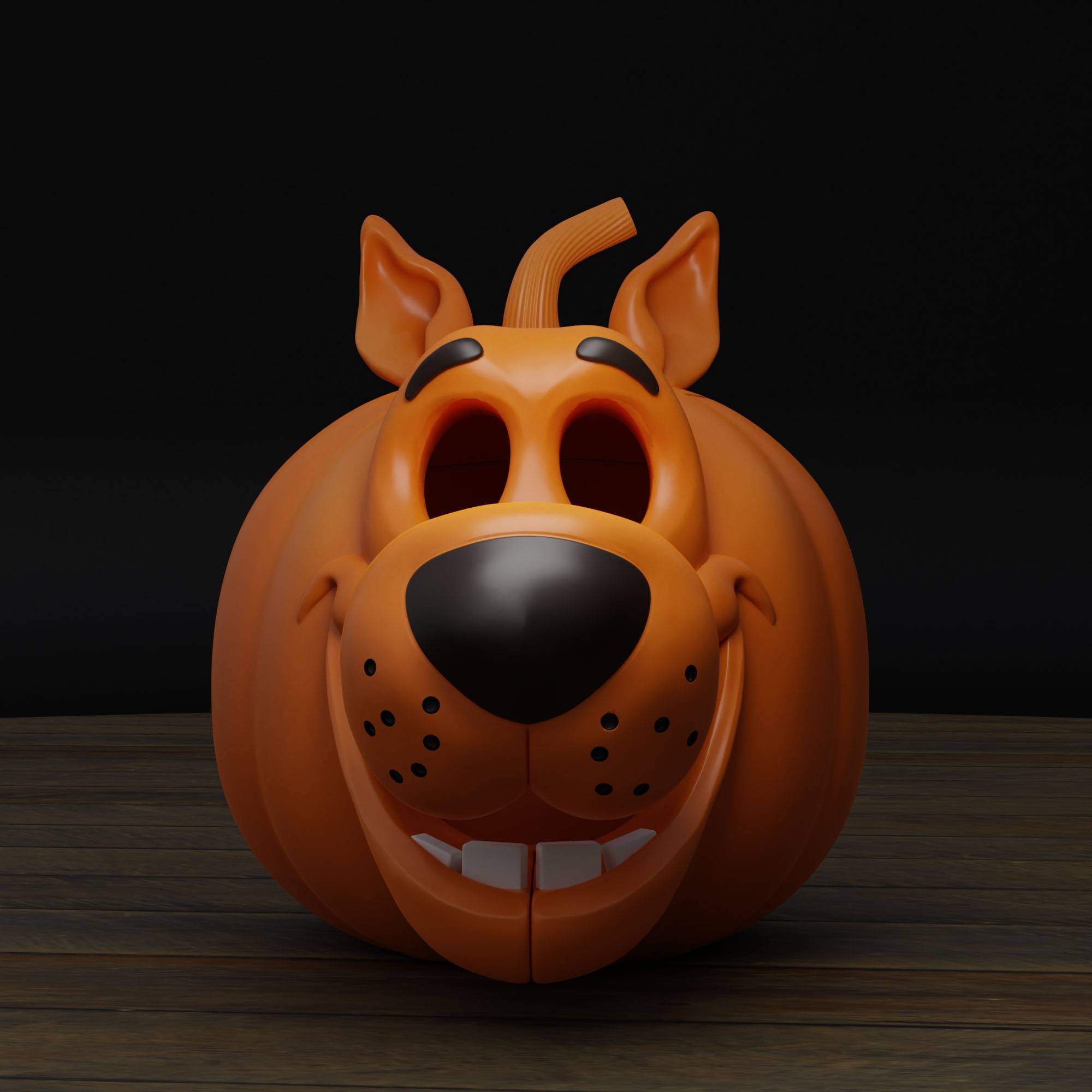 Home Decorations & Ornaments STL Download - Scooby-Doo Pumpkin Jack-o ...