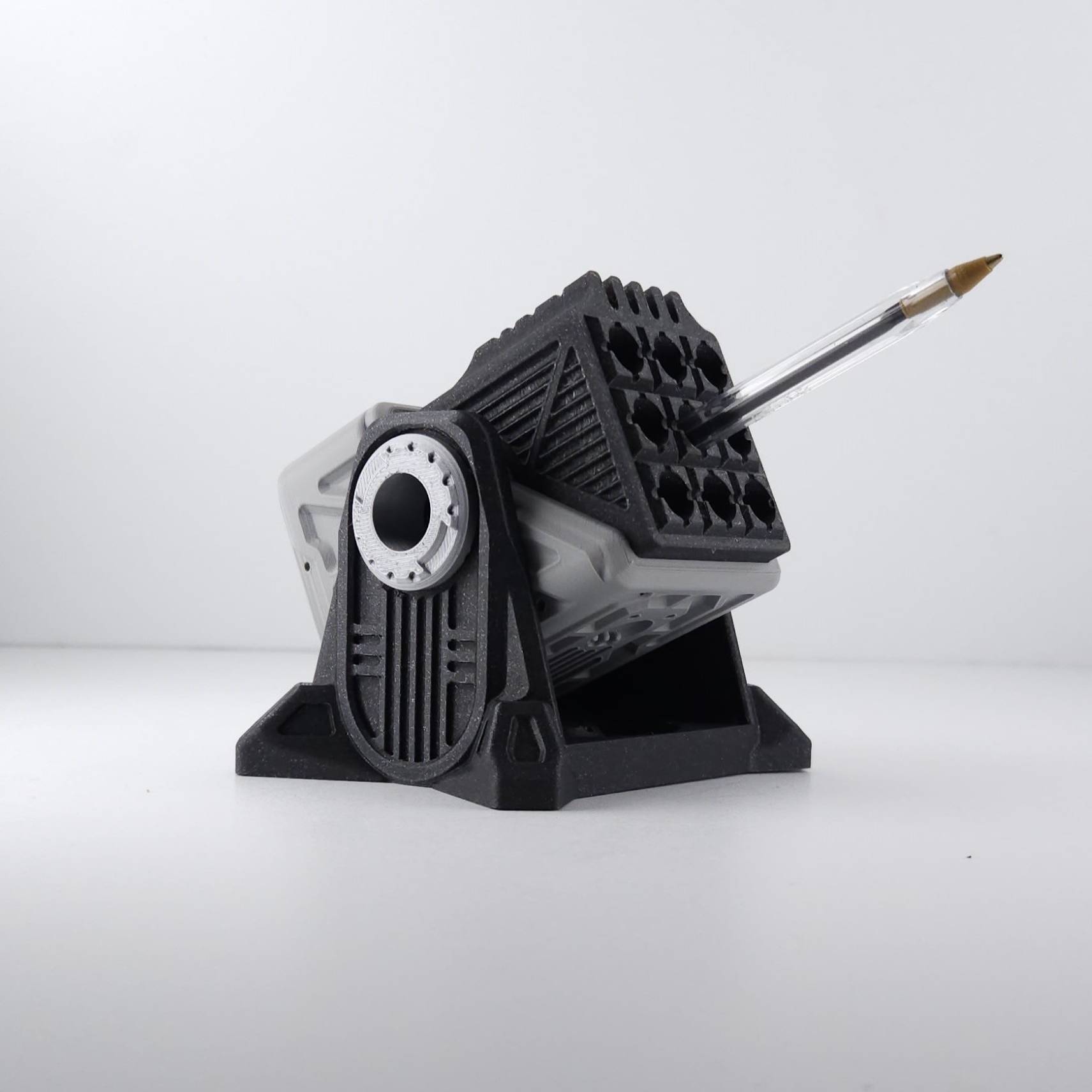 3D Printer Files | 3MF File | Rocket Pen Launcher Turret - Desk Defense ...