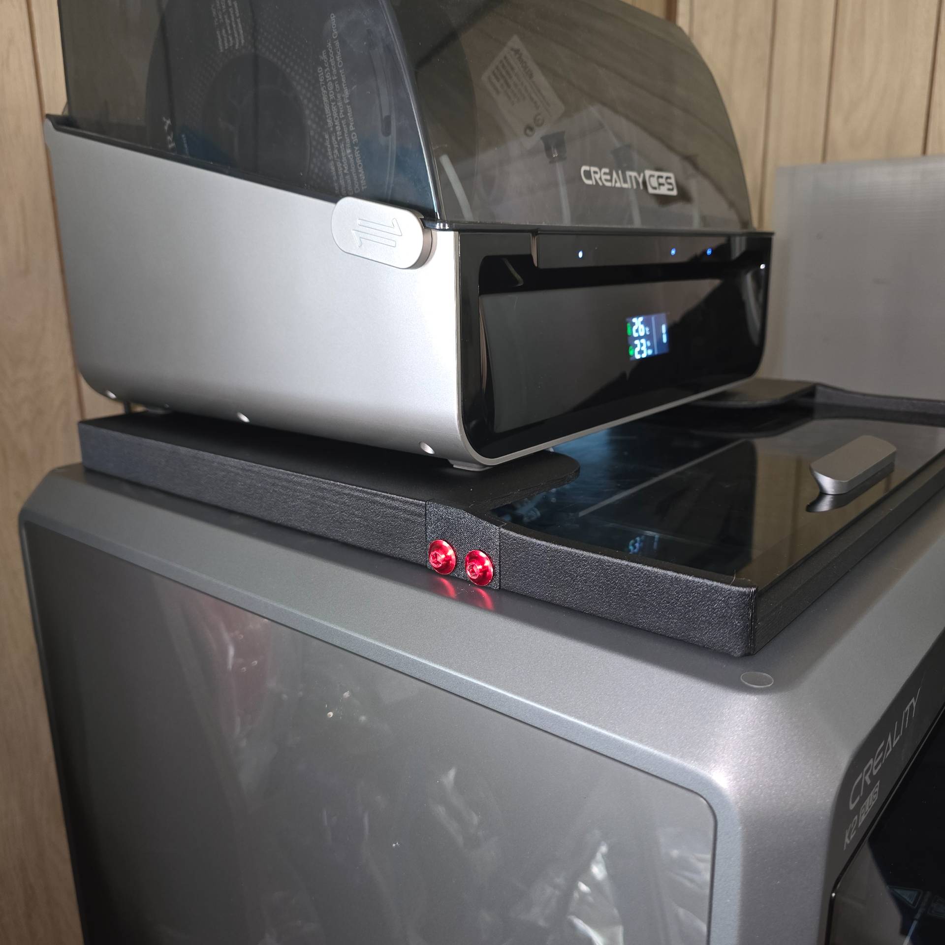 3D Printer Accessories STL Download - K2 plus lid and cfs riserby SpiroA1