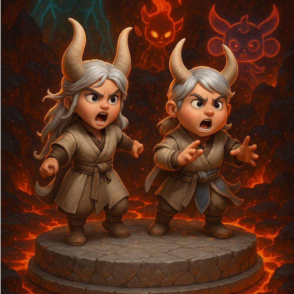 Characters & Creatures STL Download - 2 brothers from hellby Xempiaaz