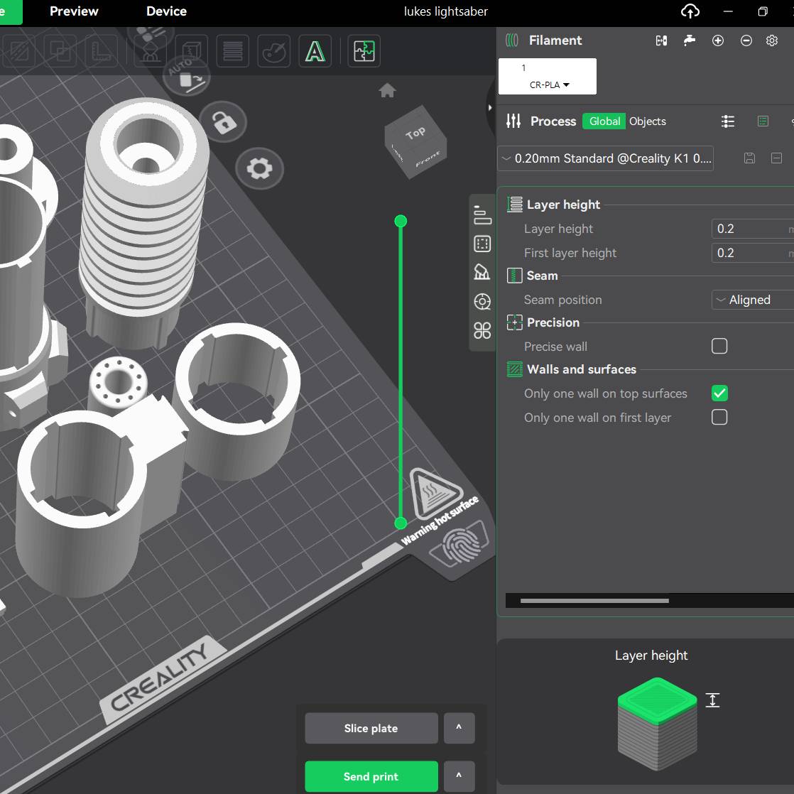3D Printer Files | 3MF File | lukes lightsaber | Creality Cloud