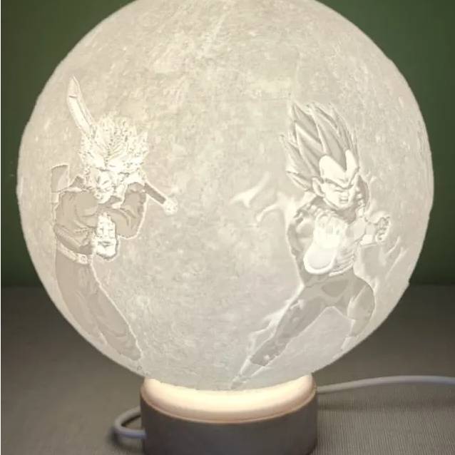 3D Printer Files | 3MF File | Lithophane Sphere of Dragon Ball ...
