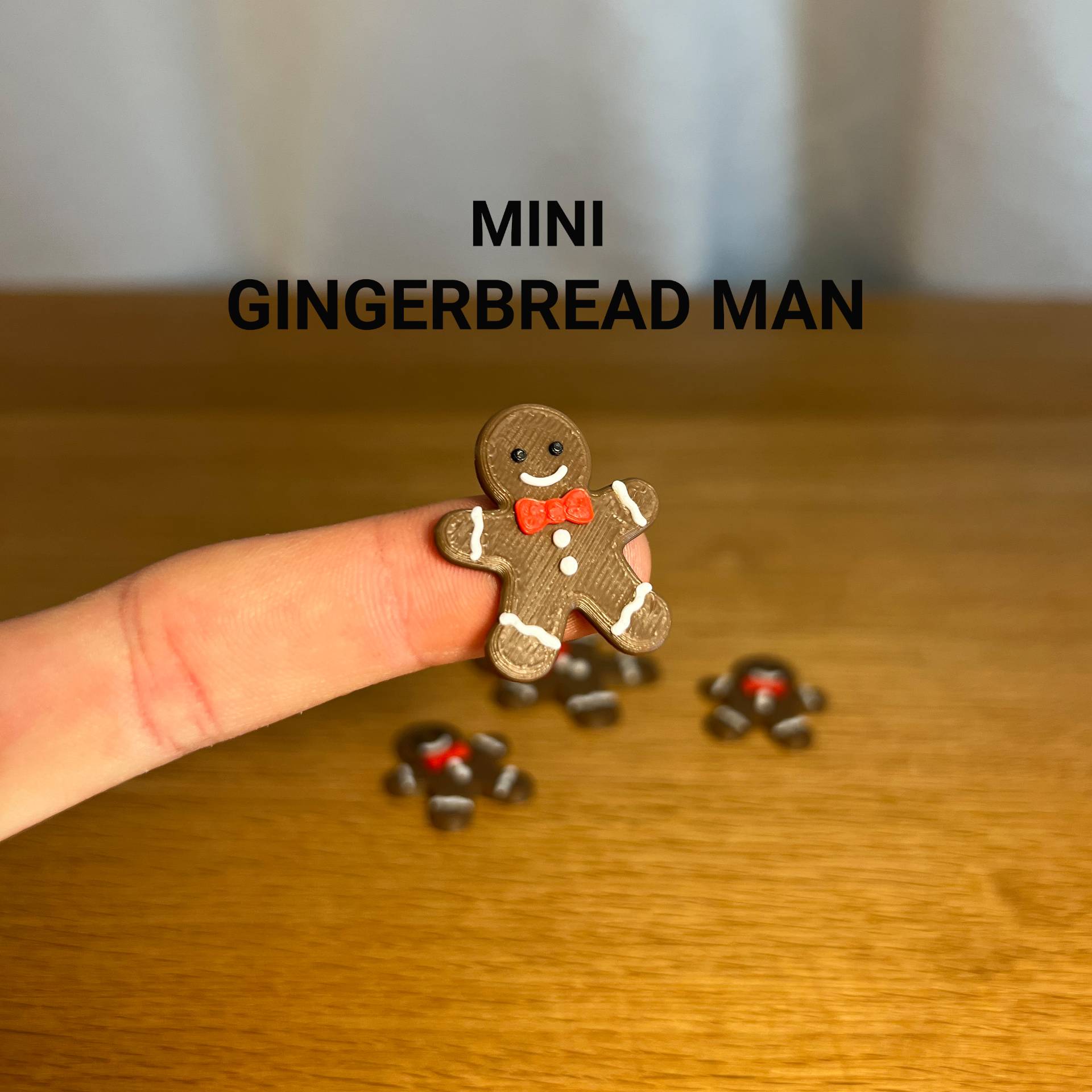 3D Printer Files | 3MF File | Mini Gingerbread Man | Creality Cloud