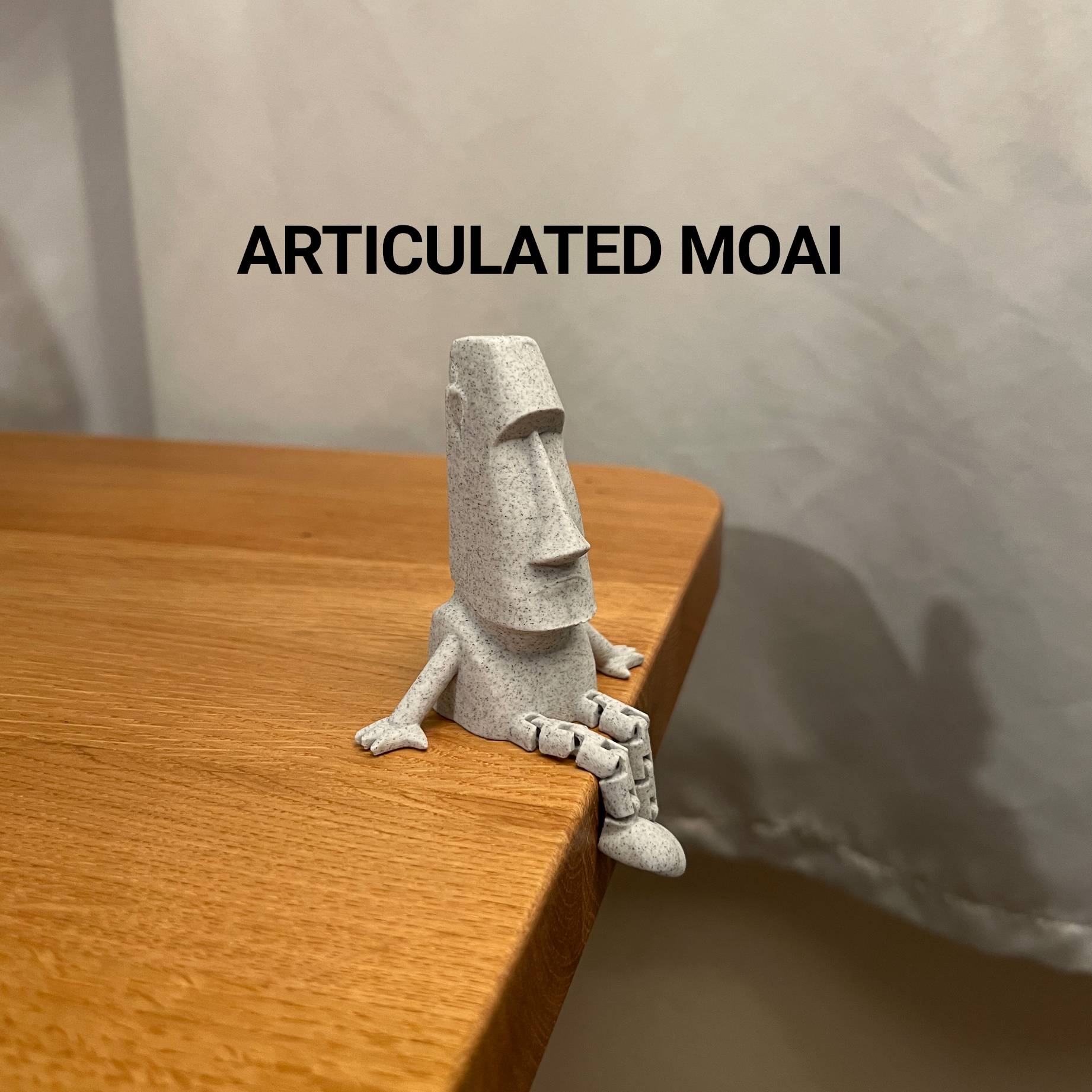 3D Printer Files | 3MF File | Articulated Moai Buddy | Creality Cloud