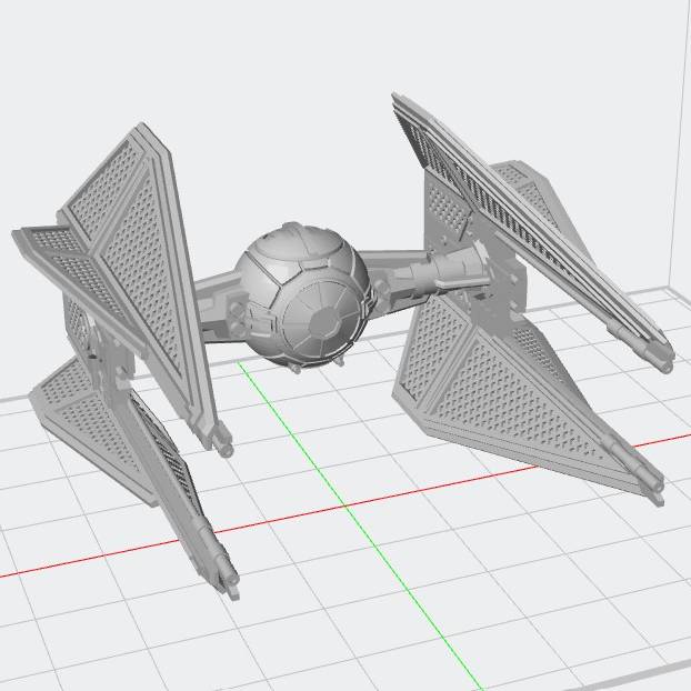 Vehicles & Machinery STL Download - TIE Interceptor star warsby Gabriel ...