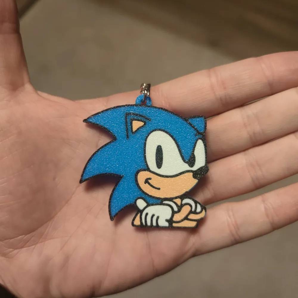 3D Printer Files | 3MF File | KeyChain sonic | Creality Cloud