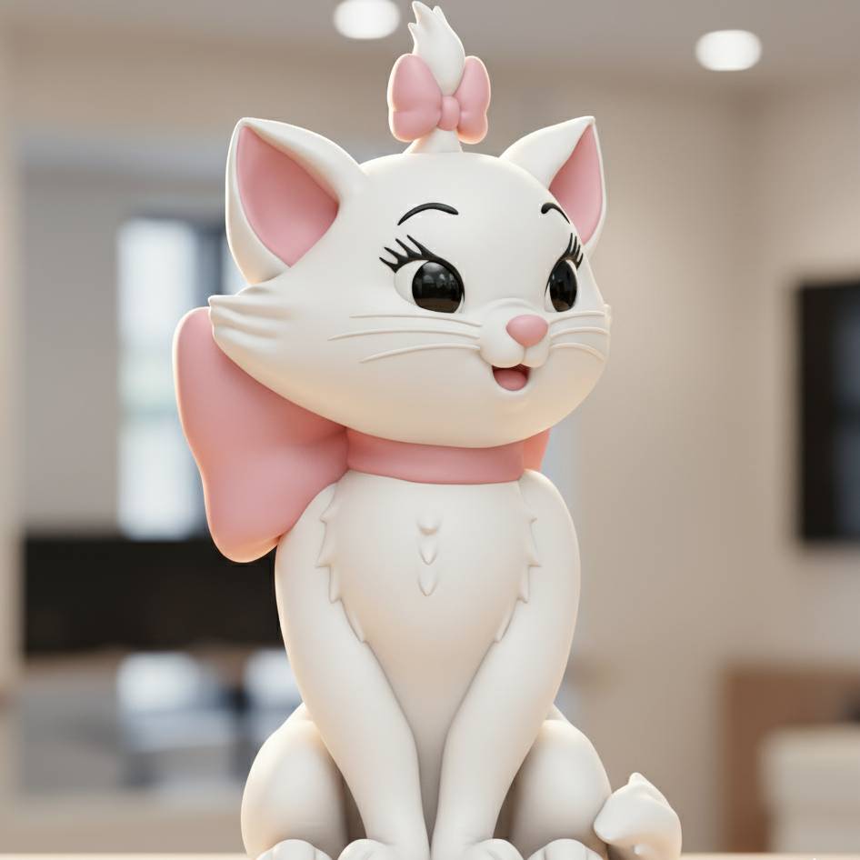 Arquivos de impressora 3D | Arquivo 3MF | Marie Cat | Creality Cloud