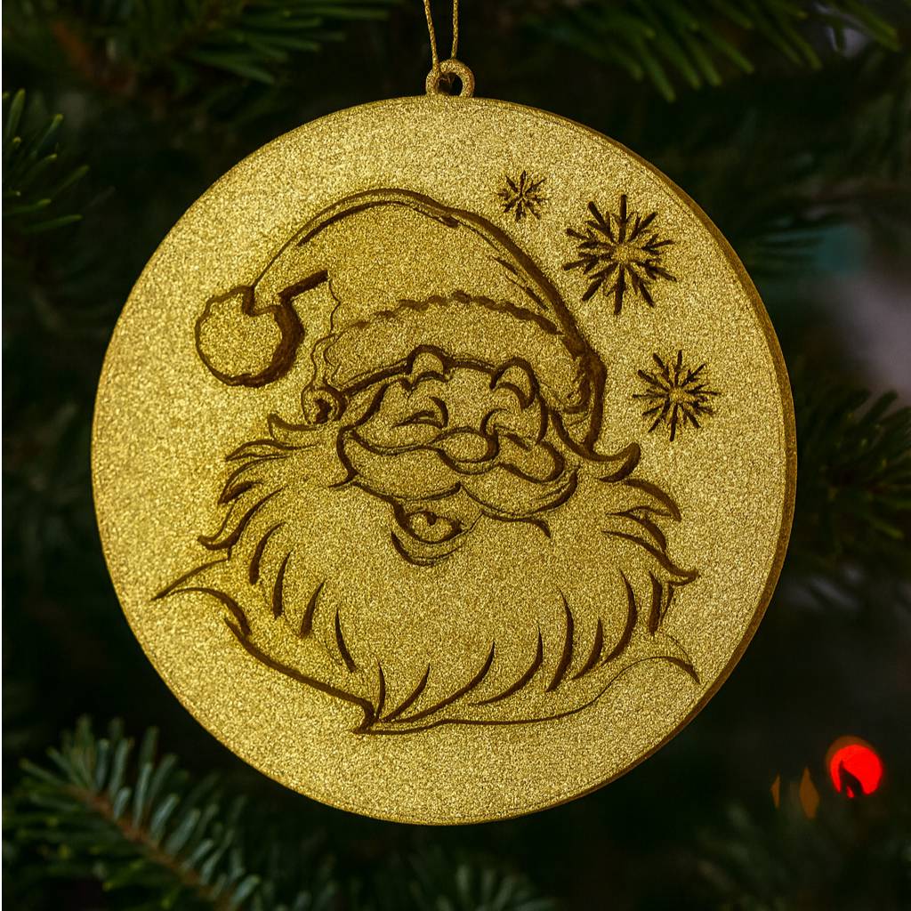 3D Printer Files | 3MF File | Santa Ornament | Creality Cloud