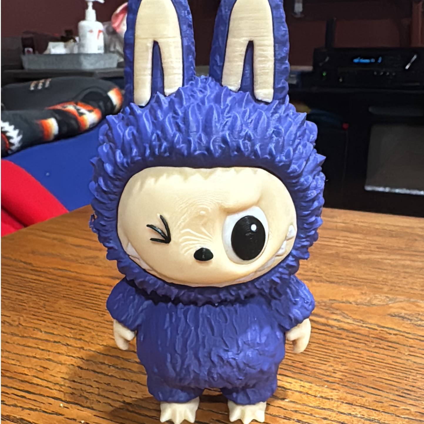 3D Printer Files | 3MF File | Winking Labubu in Purple | Creality Cloud