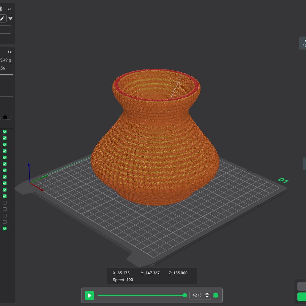 3D Printer Files | 3MF File | Pixel Vase V8 | Hourglass Shape | Plant ...