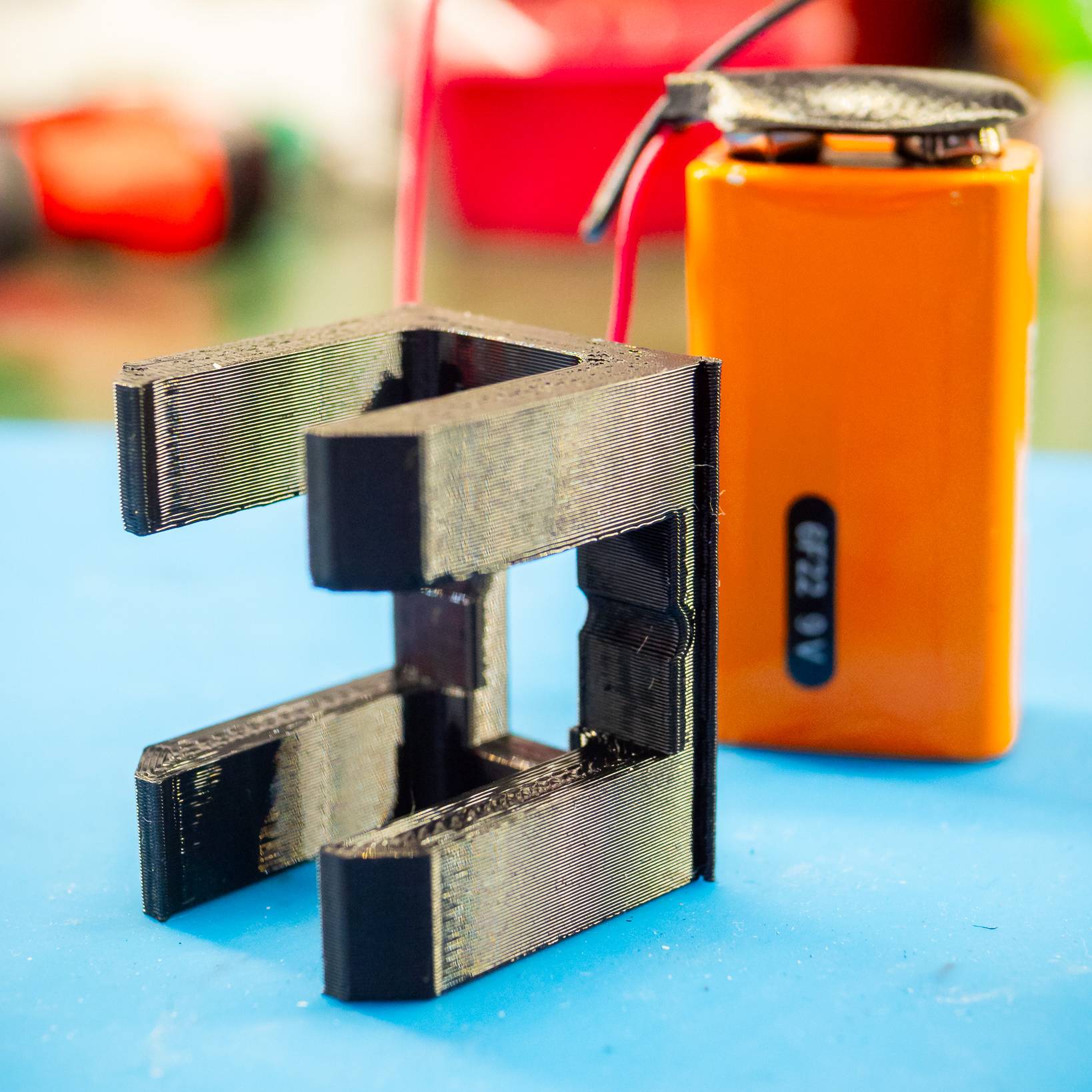 Archivos de impresora 3D | Archivo 3MF | Weldable DIY 9V Battery Holder ...