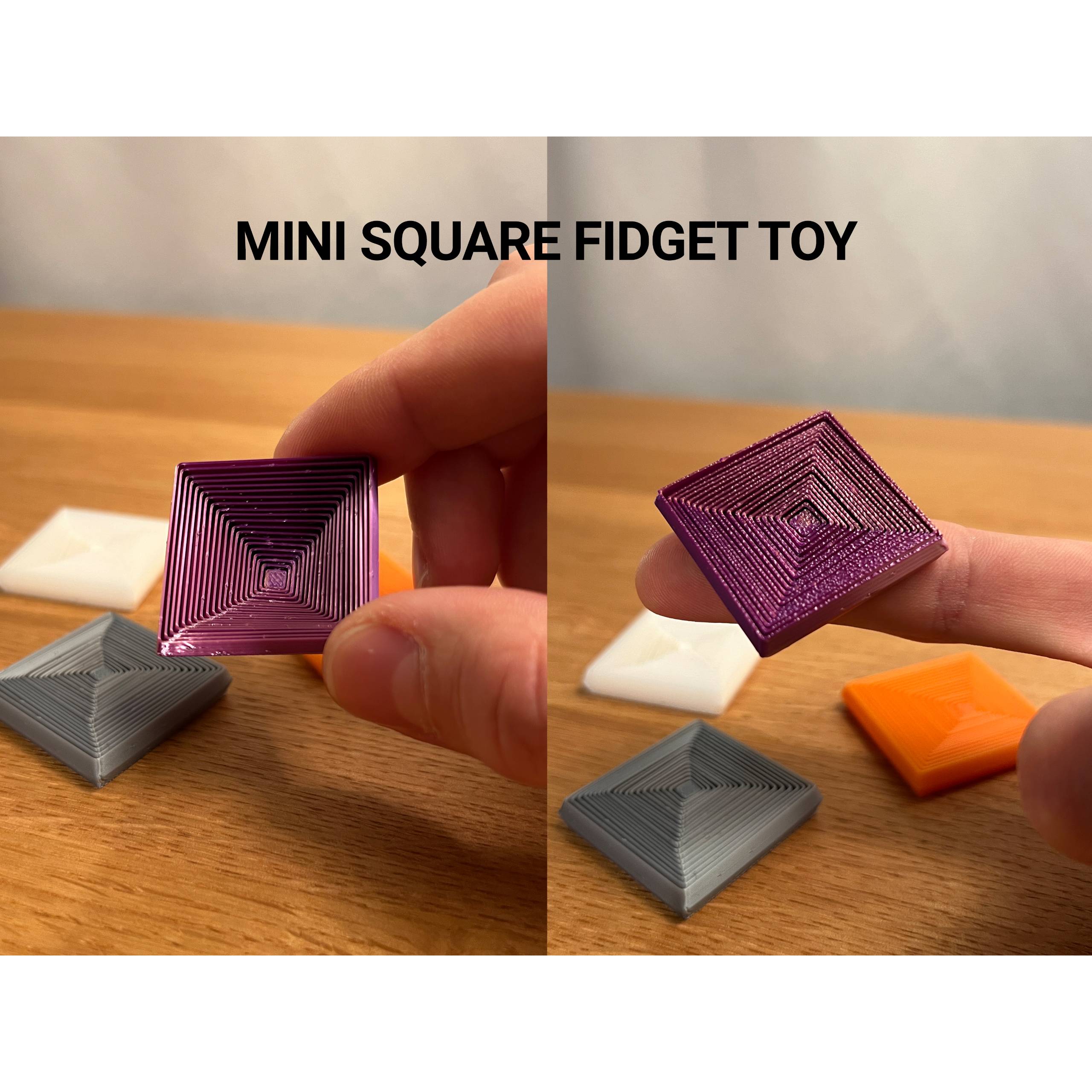 3D Printer Files | 3MF File | Mini Square Fidget Toy | Creality Cloud