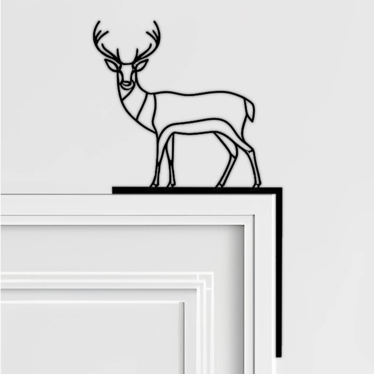 Home Decorations & Ornaments STL Download - Deer Door Corner Decorby OALPO