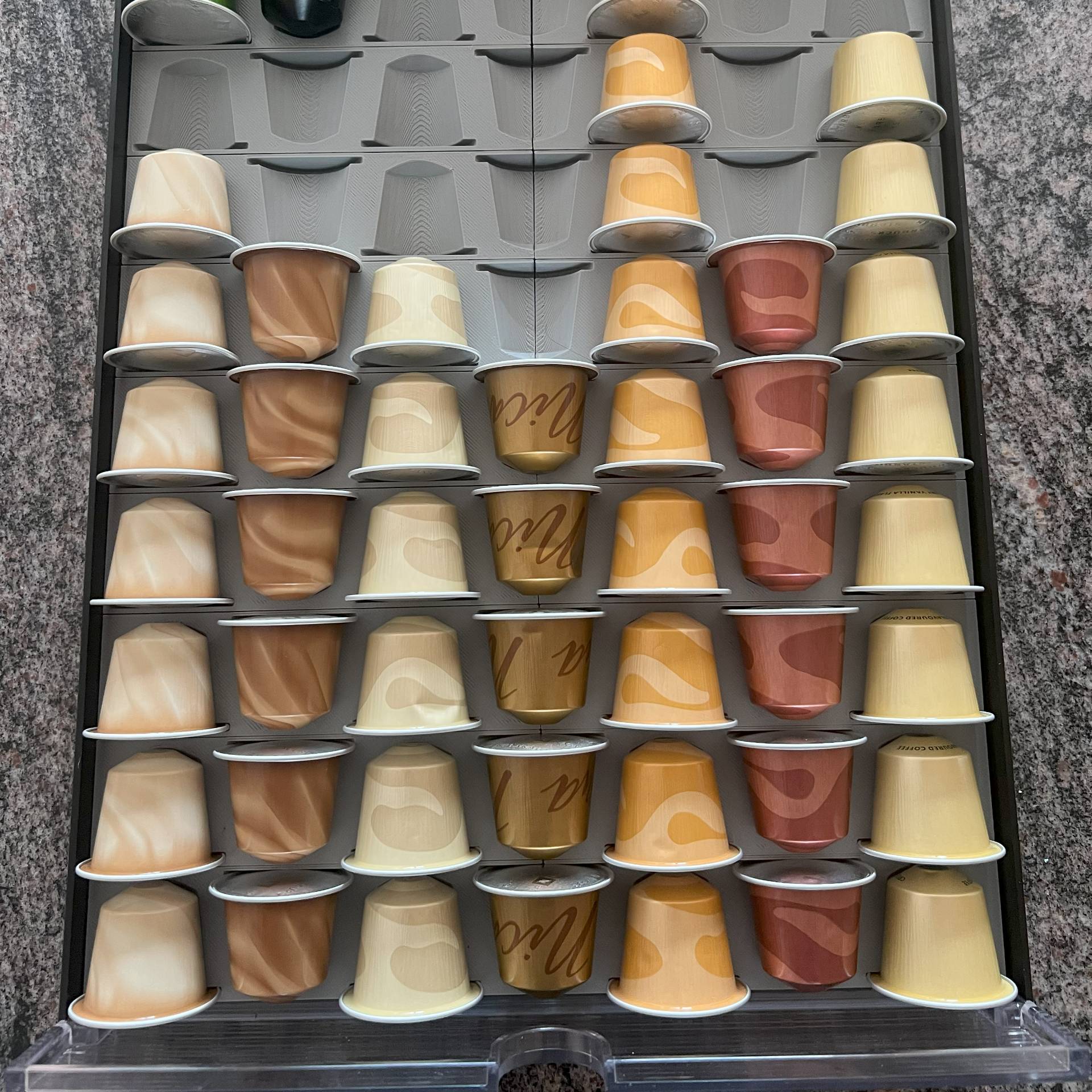 Home Appliance Accessories STL Download - Nespresso Caps display for ...