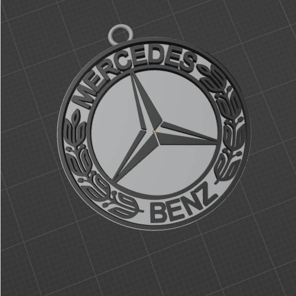 3D Printer Files | 3MF File | Mercedes Benz Keychain | Creality Cloud