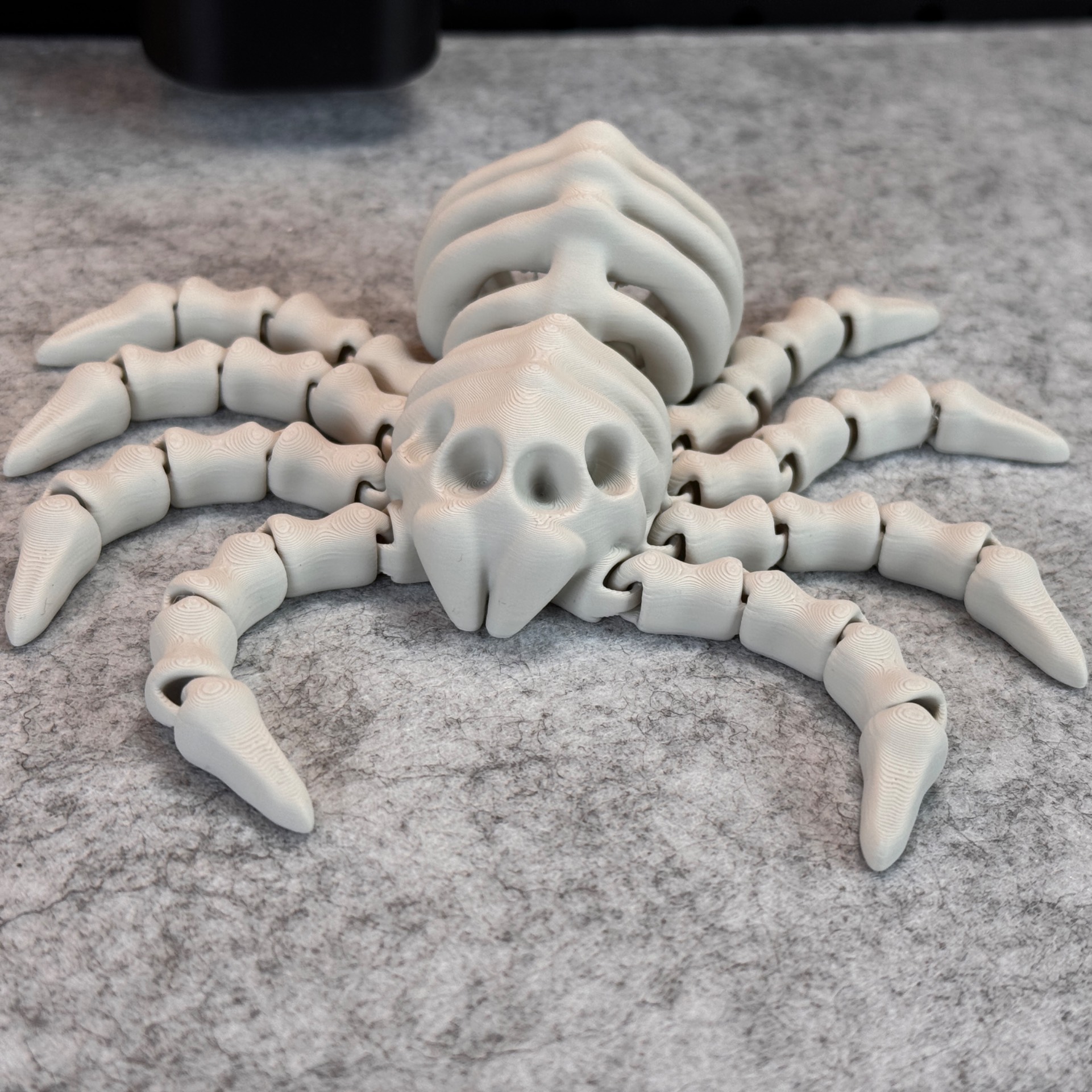 3D Printer Files | 3MF File | Flexi Skeleton Spider V2 | Creality Cloud