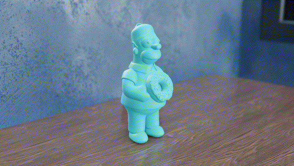 3D Printer Files | 3MF File | Chibi Homer Simpson | Creality Cloud