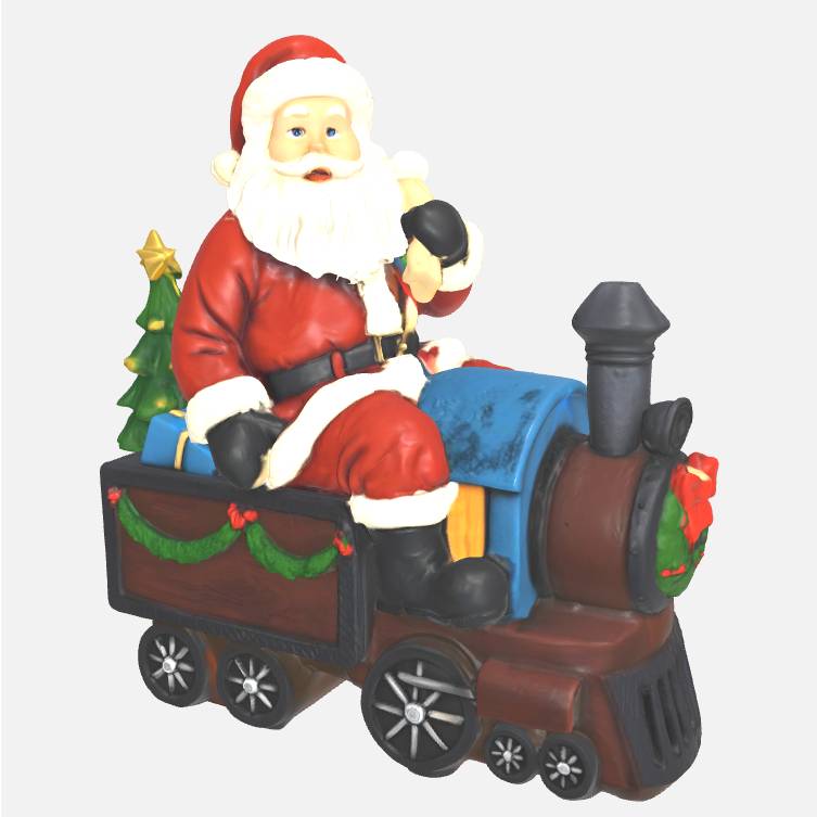 3D Printer Files | 3MF File | santa on a train | Creality Cloud