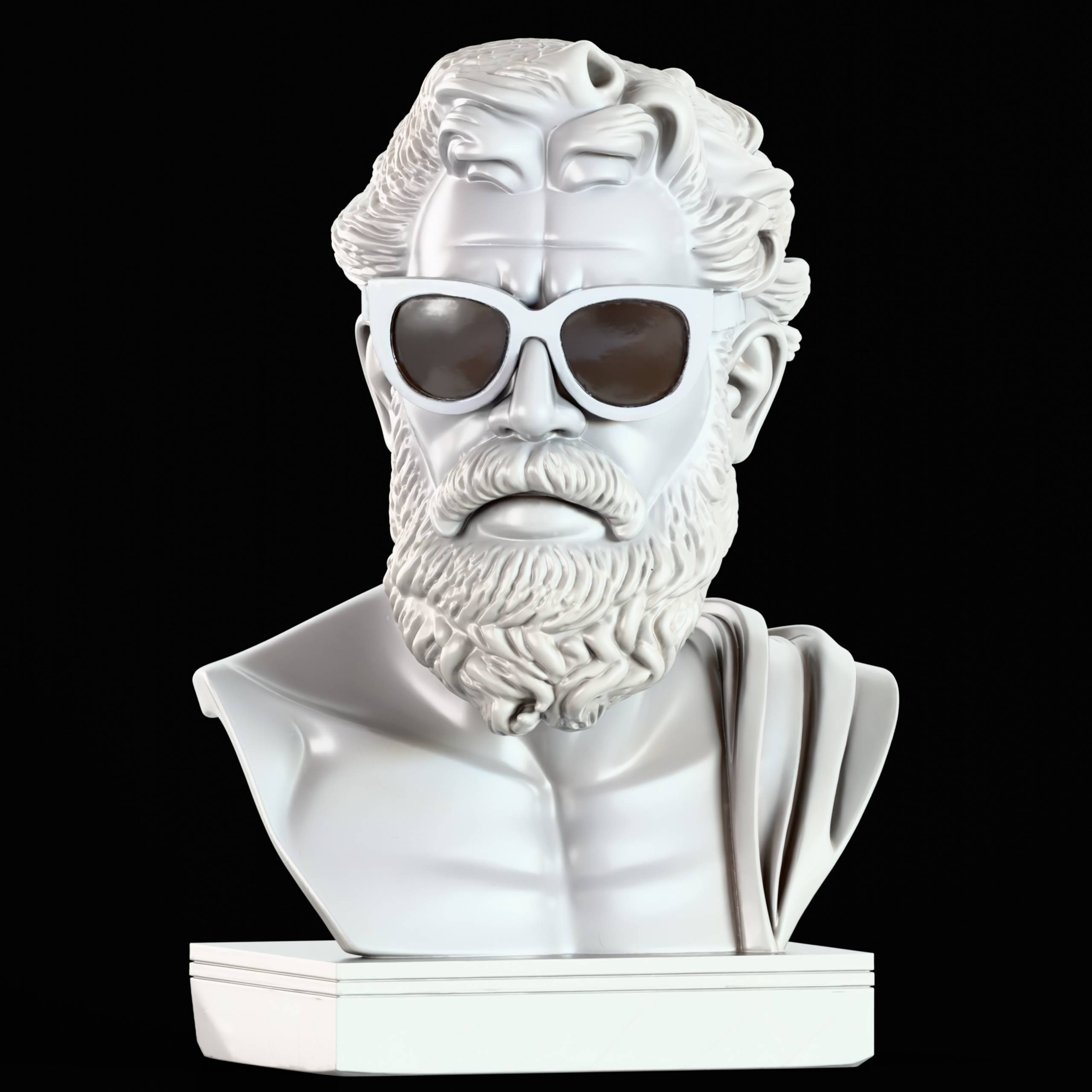 3D Printer Files | 3MF File | Cool Man Bust | Creality Cloud