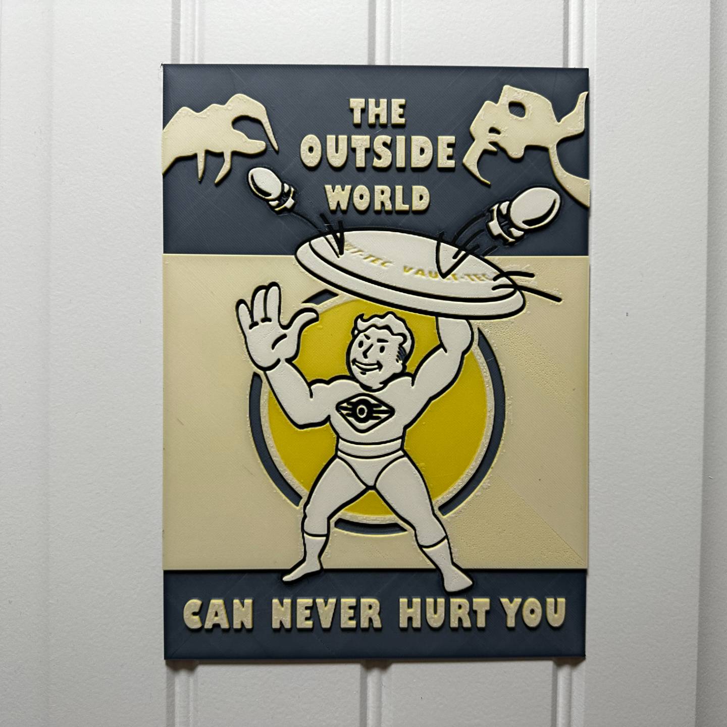 3D Printer Files | 3MF File | The Outside World Fallout Poster ...