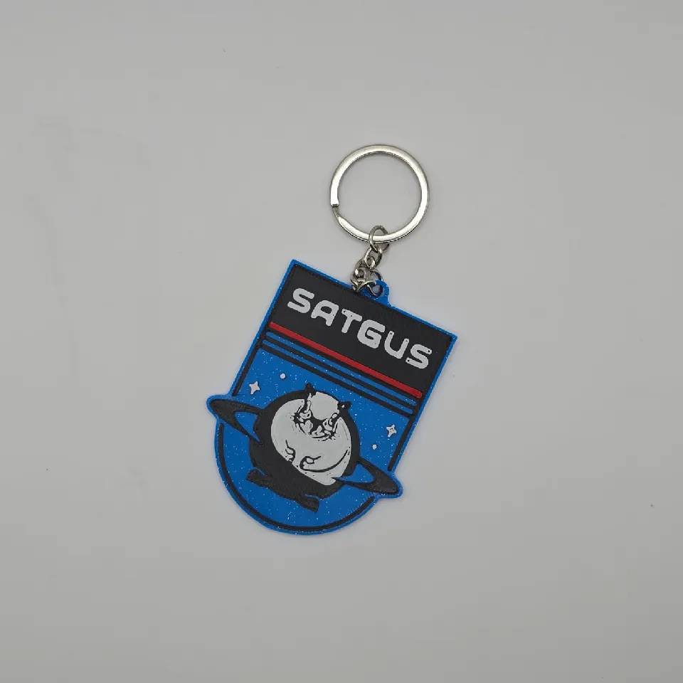 3D Printer Files | 3MF File | SATGUS Mission Patch Keychain (Mark Rober ...