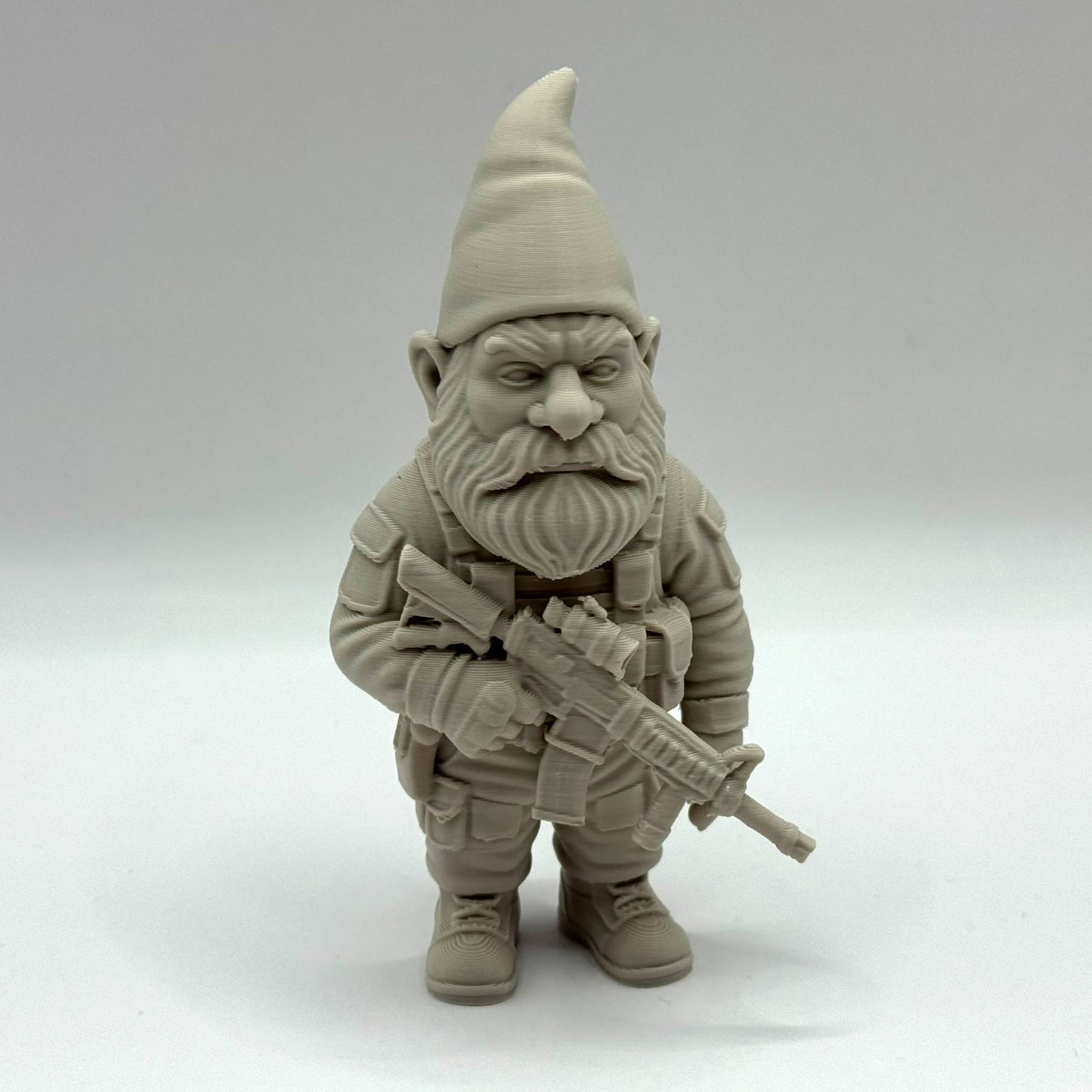 3D Printer Files | 3MF File | Special Ops Garden Gnome | Creality Cloud