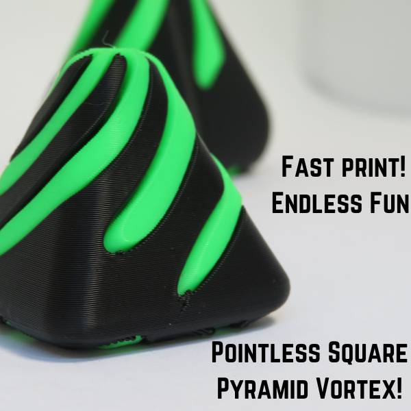 3D Printer Files | 3MF File | Square Pyramid Vortex Print Settings ...