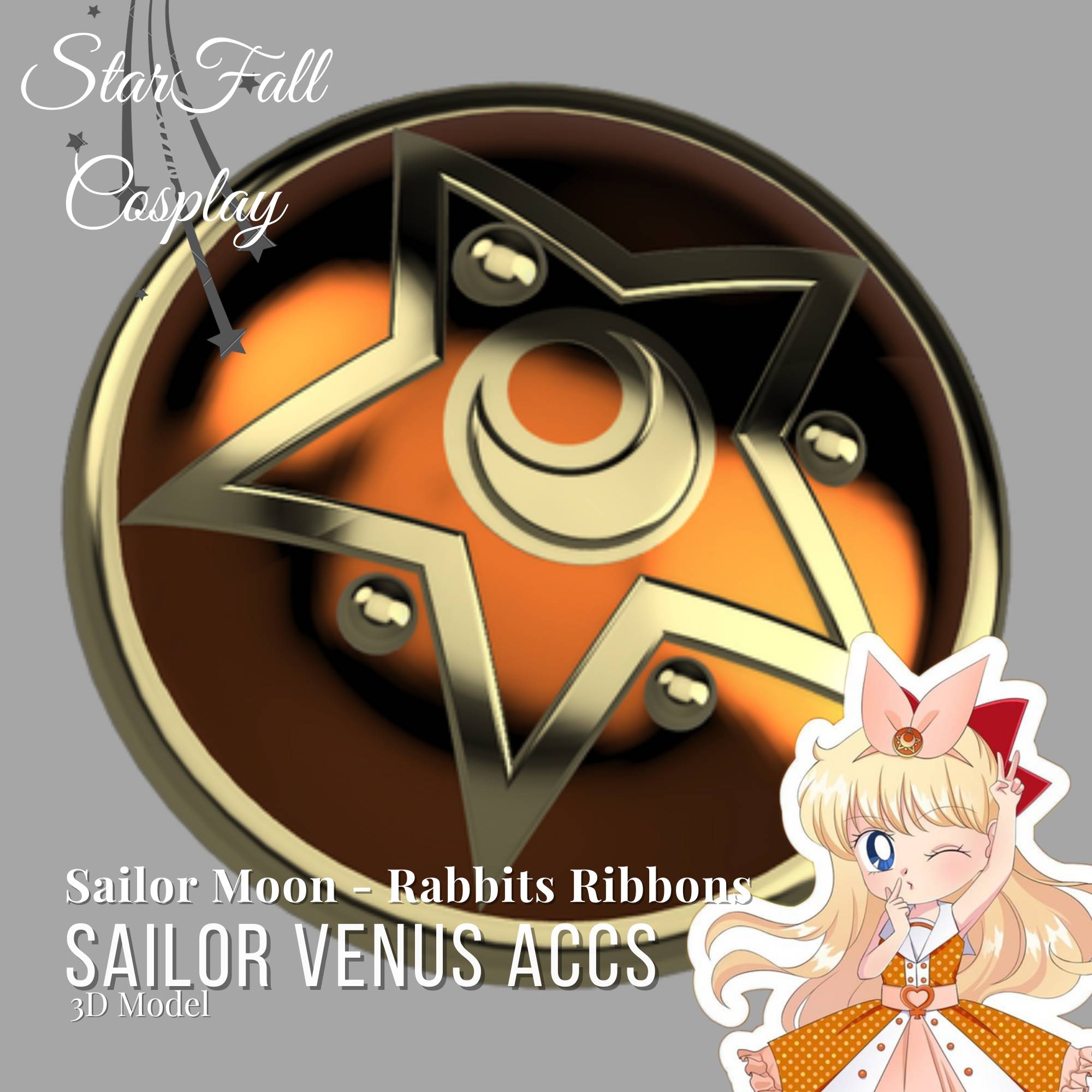 Cosplay STL Download - Venus Rabbit Ribbon Cosplay Accessoriesby ...