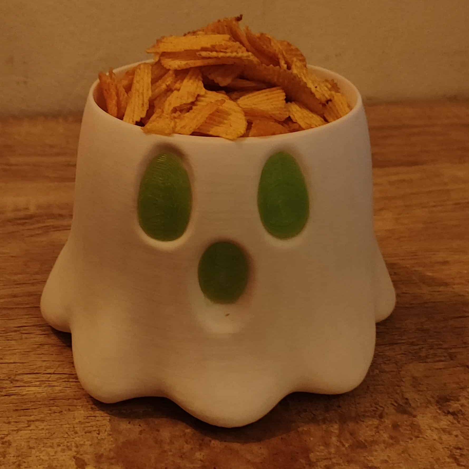3D Printer Files | 3MF File | HEAD_GOST_BOWL – Stackable Ghost Snack ...