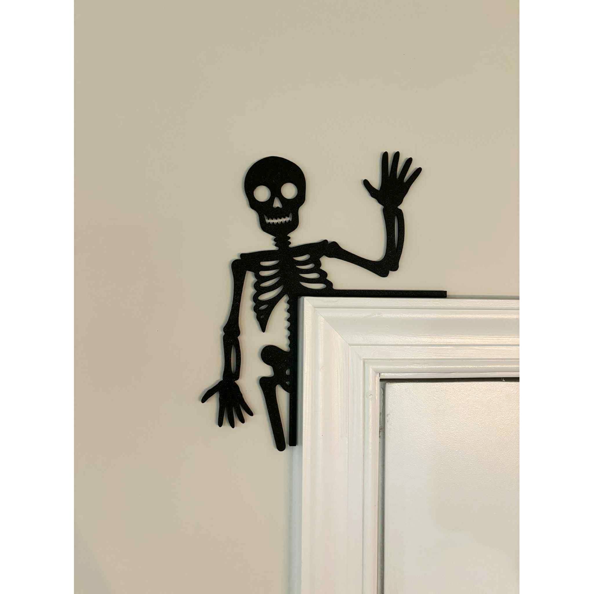 3D Printer Files | 3MF File | Skeleton Halloween door corner | Creality ...