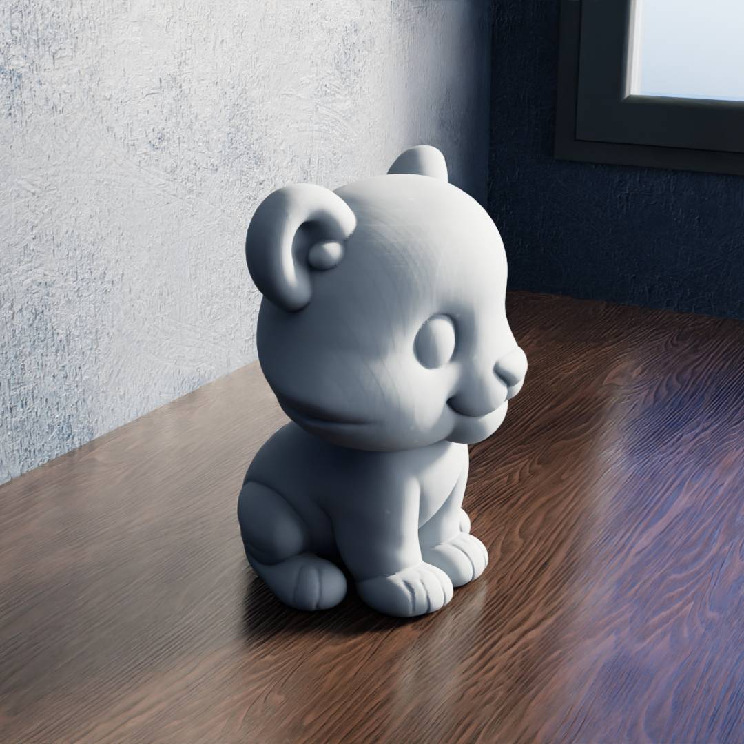 3D Printer Files | 3MF File | Chibi Tiger | Creality Cloud