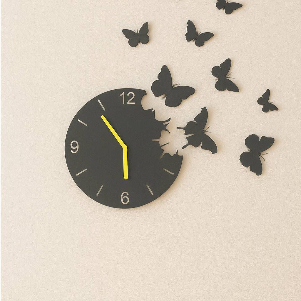 3D Printer Files | 3MF File | Wall Clock Papillons - MOKA Design ...