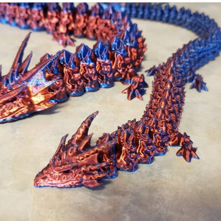 Archivos de impresora 3D | Archivo 3MF | Articulated Dragon | Creality ...