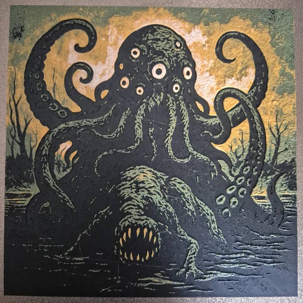 3D Printer Files | 3MF File | Eldritch / lovecraftian Monster with ...