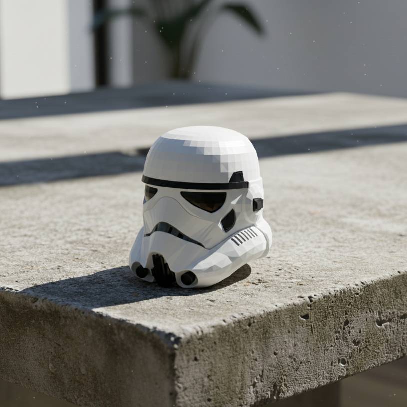 3D Printer Files | 3MF File | Star Wars | Stormtrooper Helmet | Low ...
