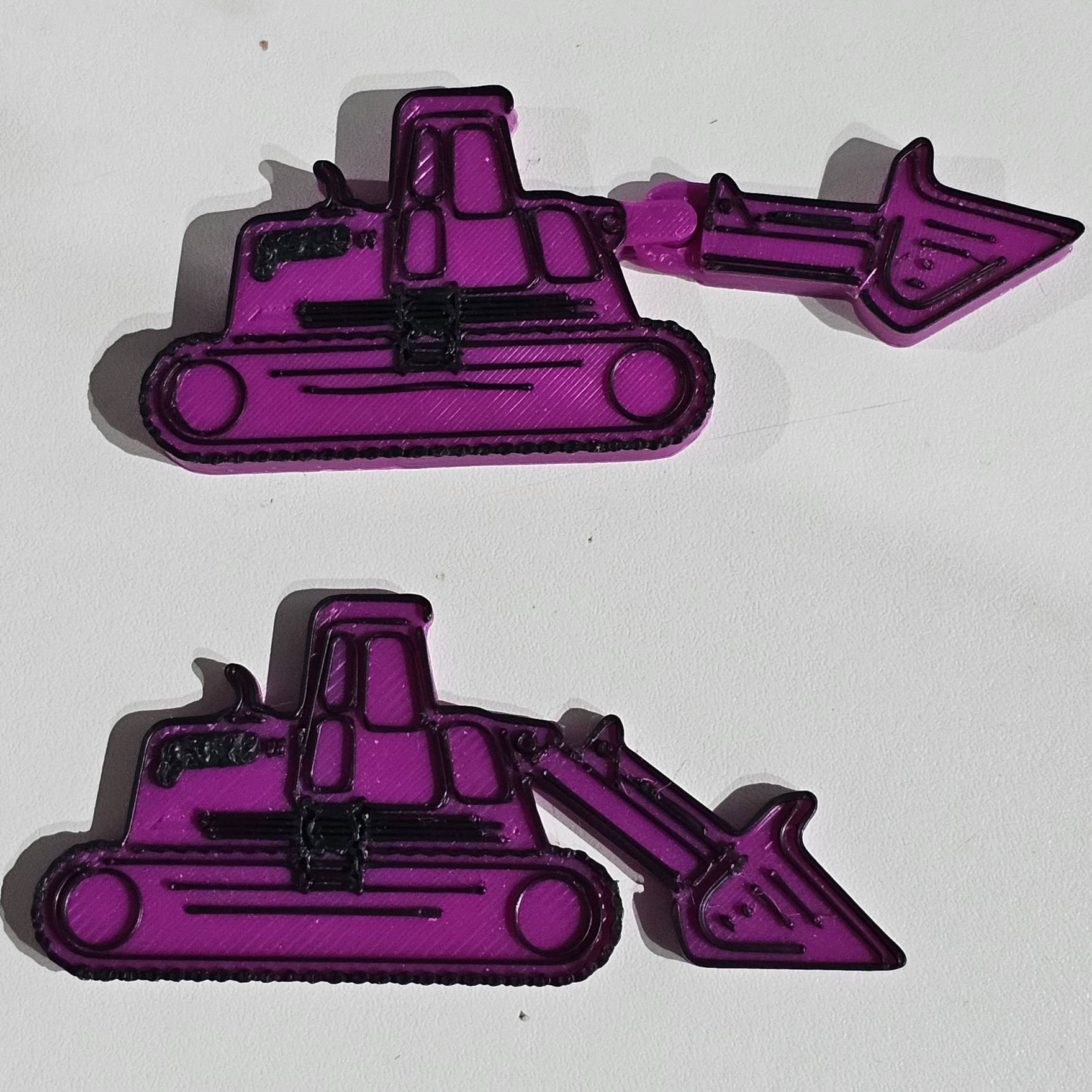 3D Printer Files | 3MF File | Play Shapes: Bulldozer | Creality Cloud