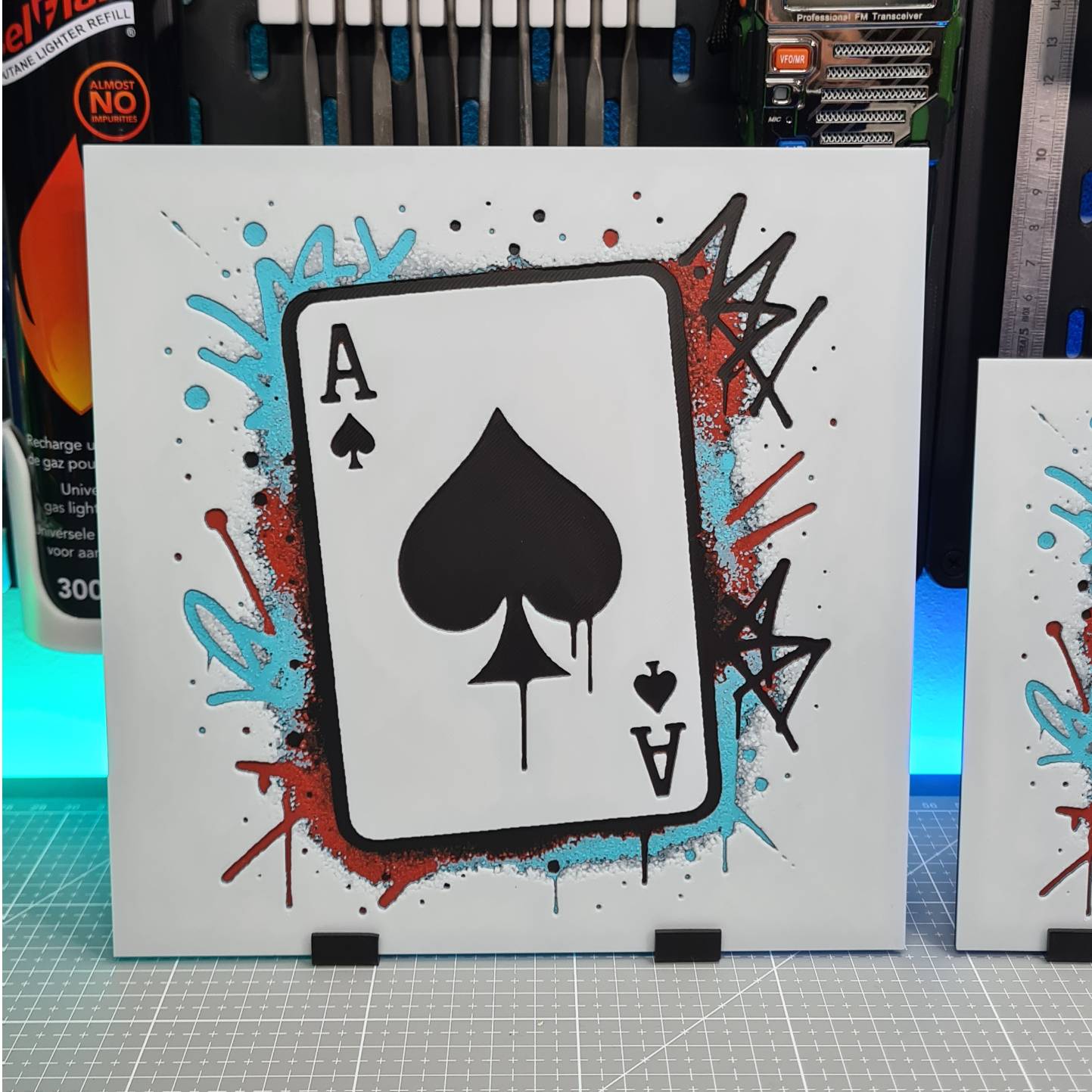 Arquivos de impressora 3D | Arquivo 3MF | Graffiti Ace of Spades ...