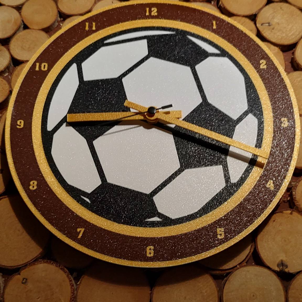 3D Printer Files | 3MF File | Soccer ball - football - wall clock ...