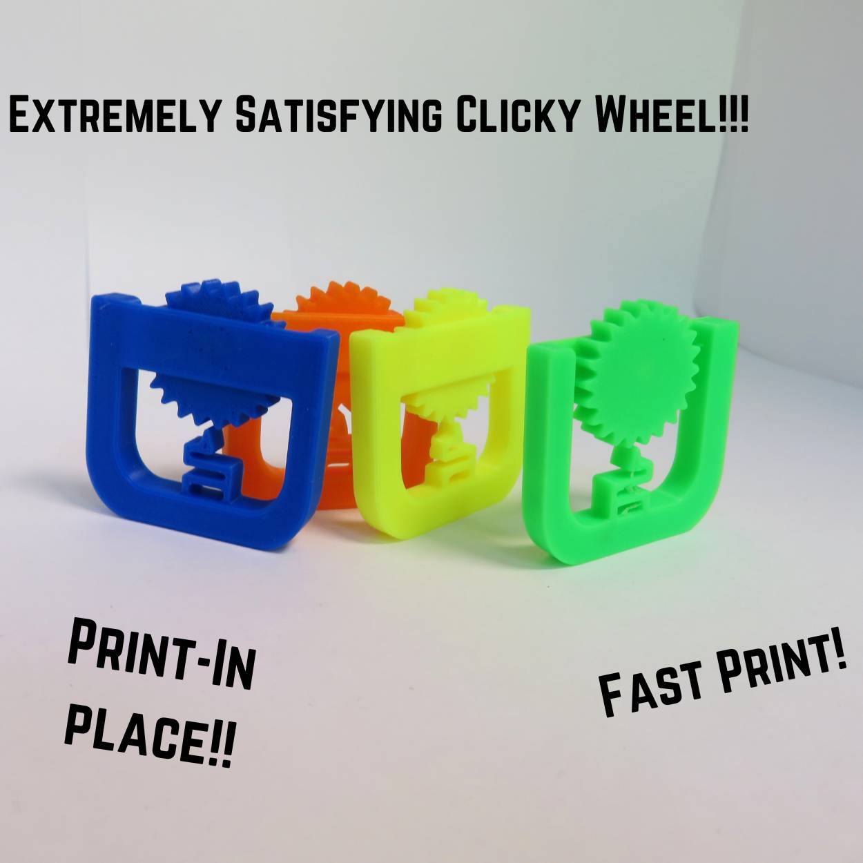 3D Printer Files | 3MF File | Extremely Satisfying Fidget Clicker Wheel ...