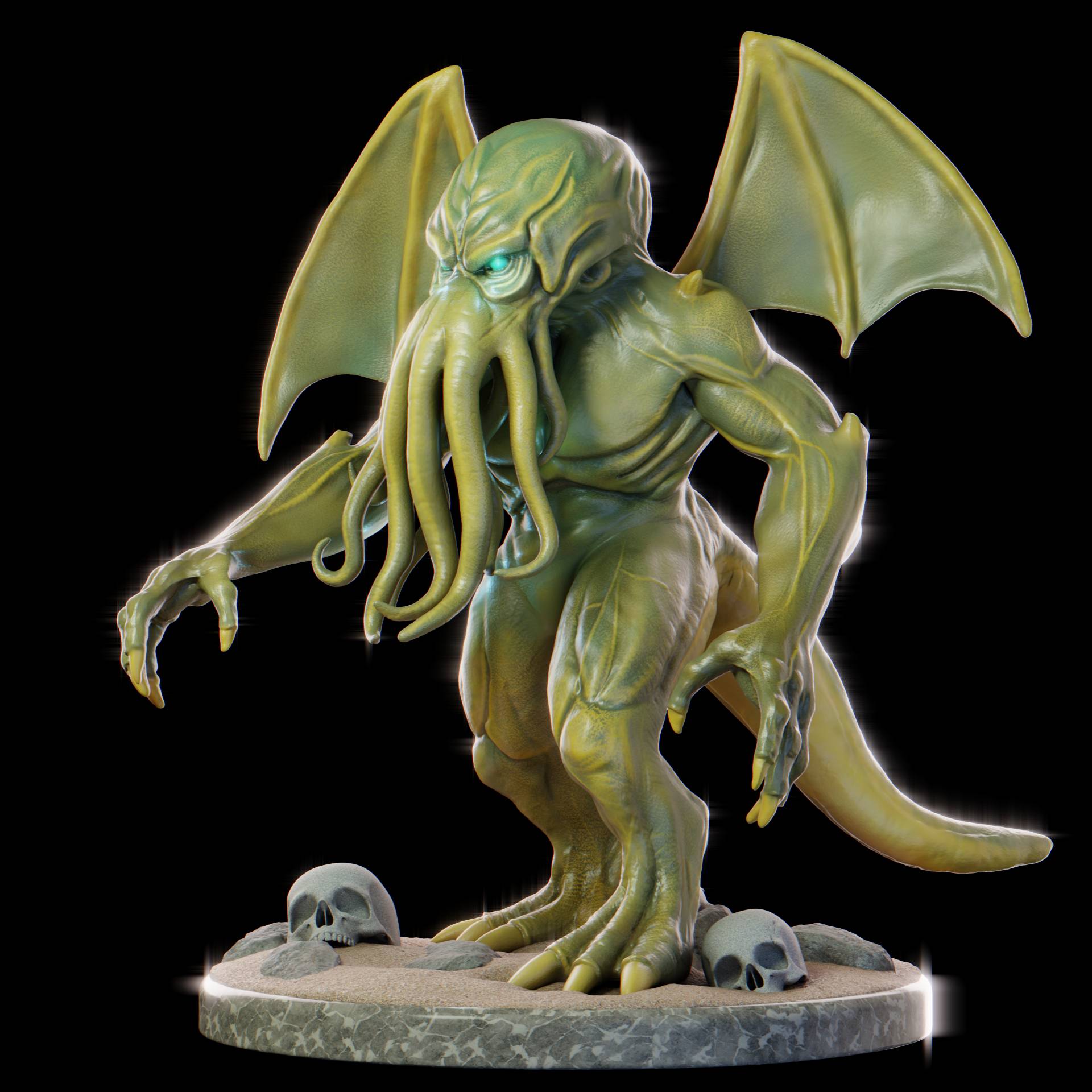 Characters & Creatures STL Download - Cthulhu Fan Art – 3D Printable ...