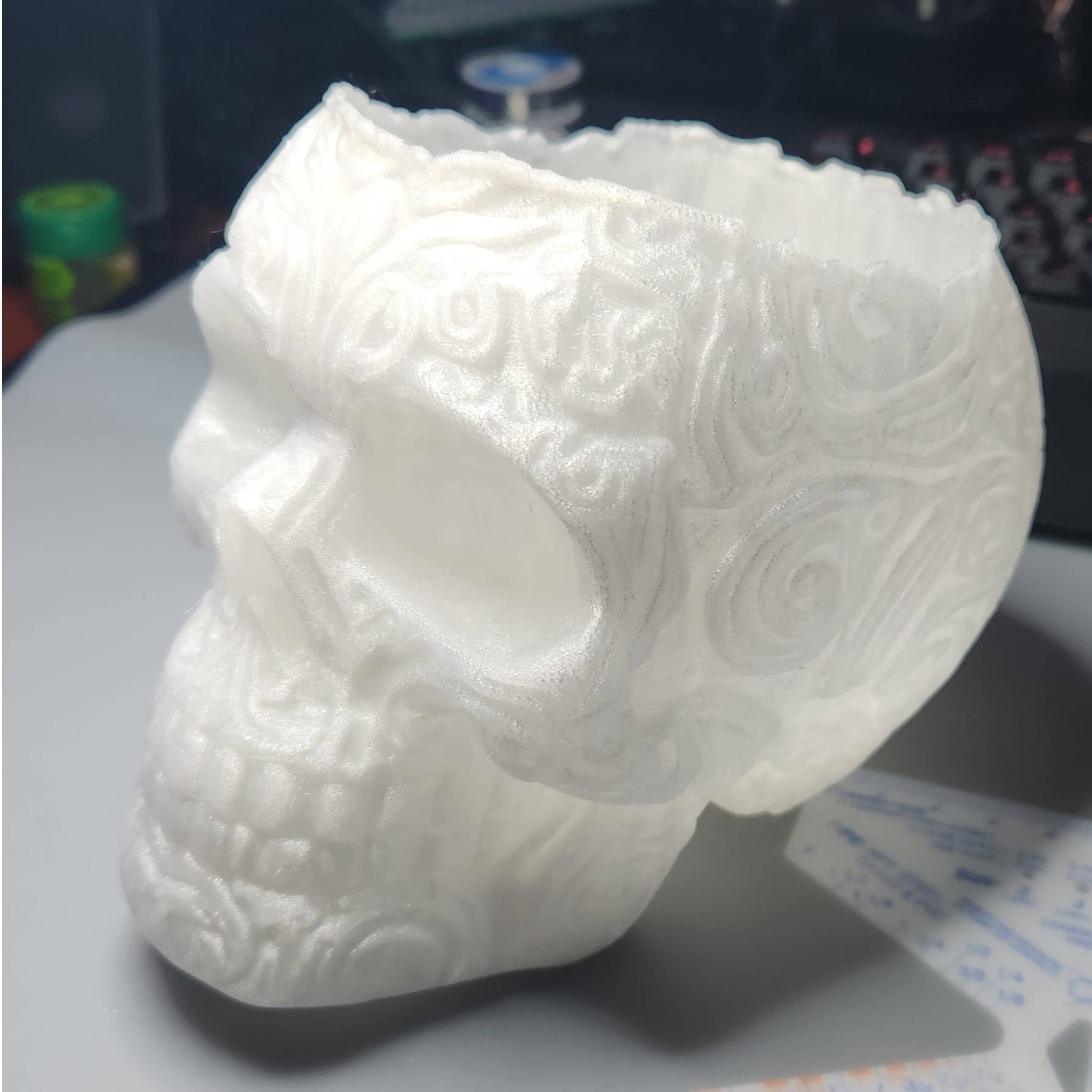 3D Printer Files | 3MF File | Skull Shaper Pot/Planter Cover | Creality ...