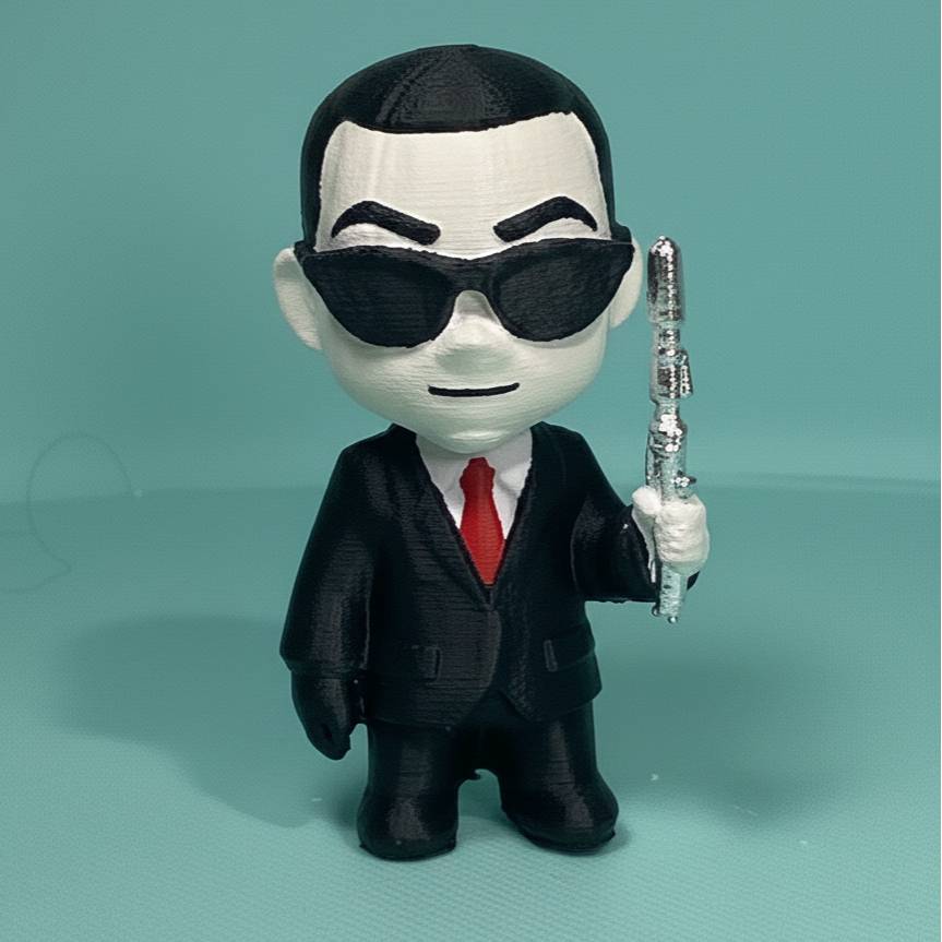3D Printer Files | 3MF File | Agent J with Neuralyzer - (Men in Black)