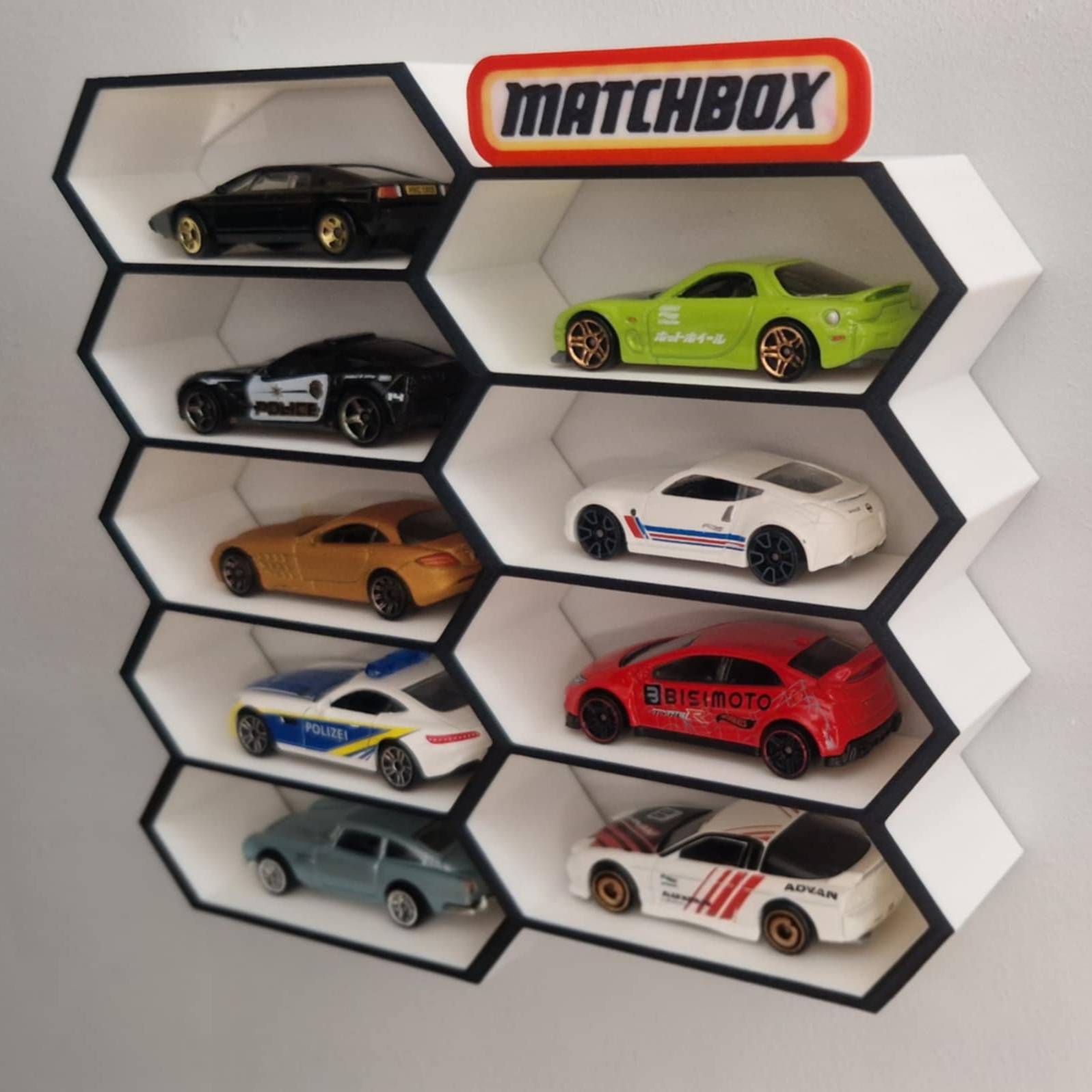 3D Printer Files | 3MF File | 1/64 Model Car Wall Display (branded ...