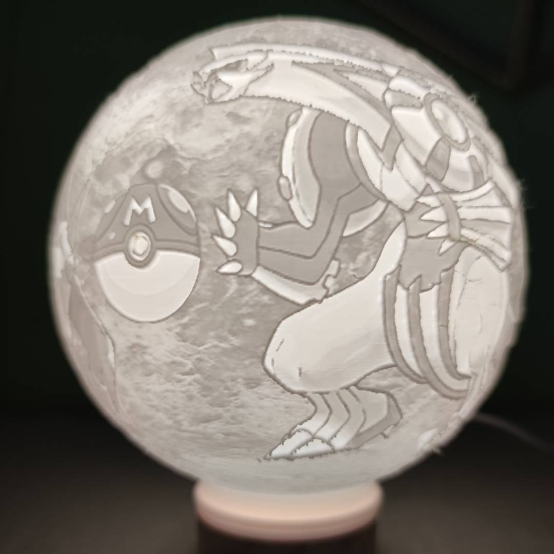 3D Printer Files | 3MF File | LITHOPHANE Legendary Pokémon | Creality Cloud