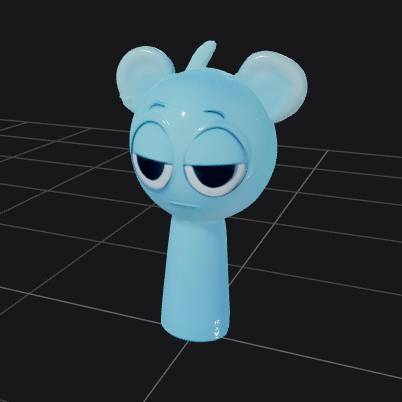 3D Printer Files | 3MF File | Sky blue sprunky | Creality Cloud