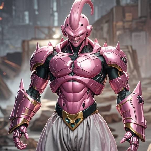 3D Printer Files | 3MF File | Cosmic Onslaught: Majin Buu's Rosé Steel ...