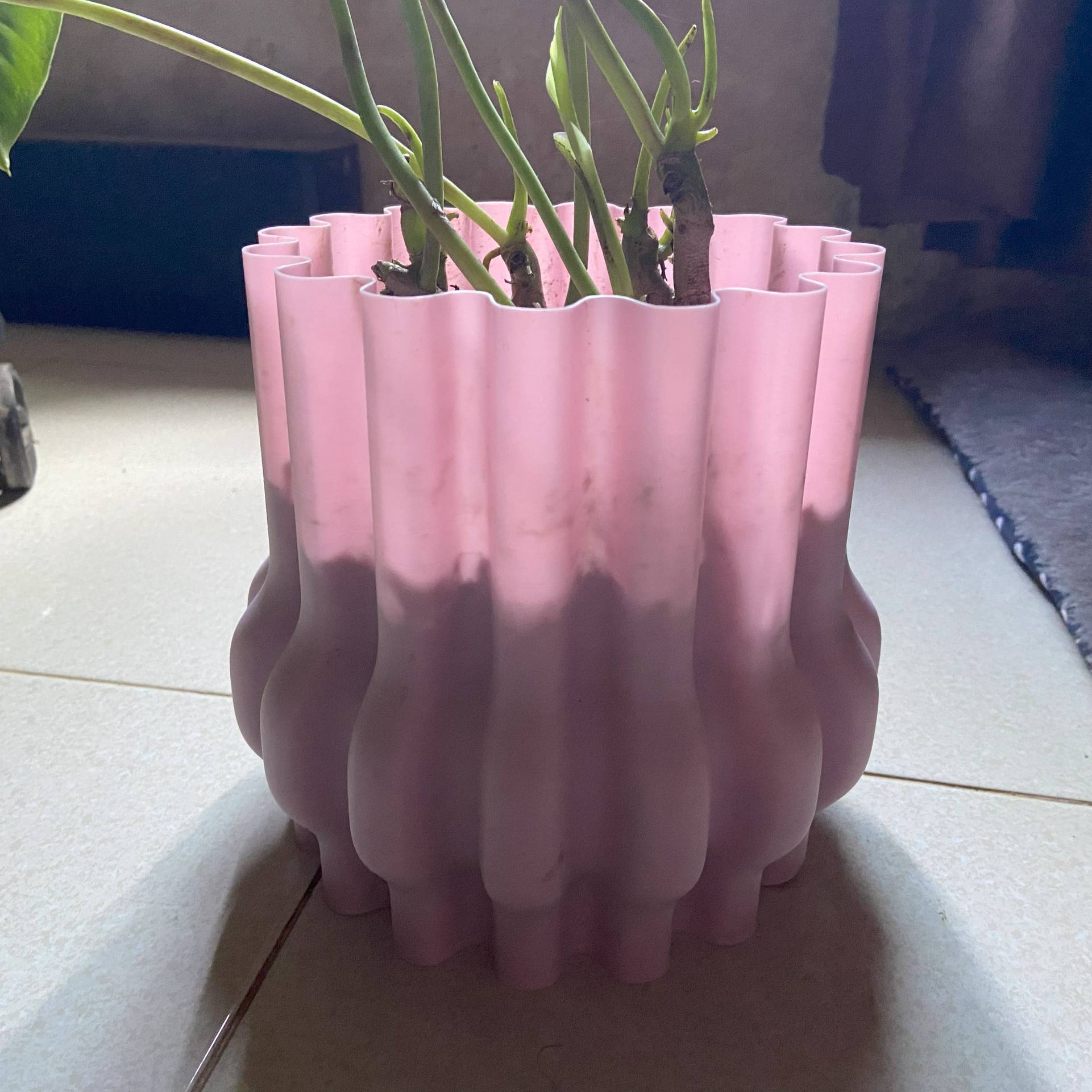 3D Printer Files | 3MF File | Geowave Planter – Modern Faceted Pot with ...