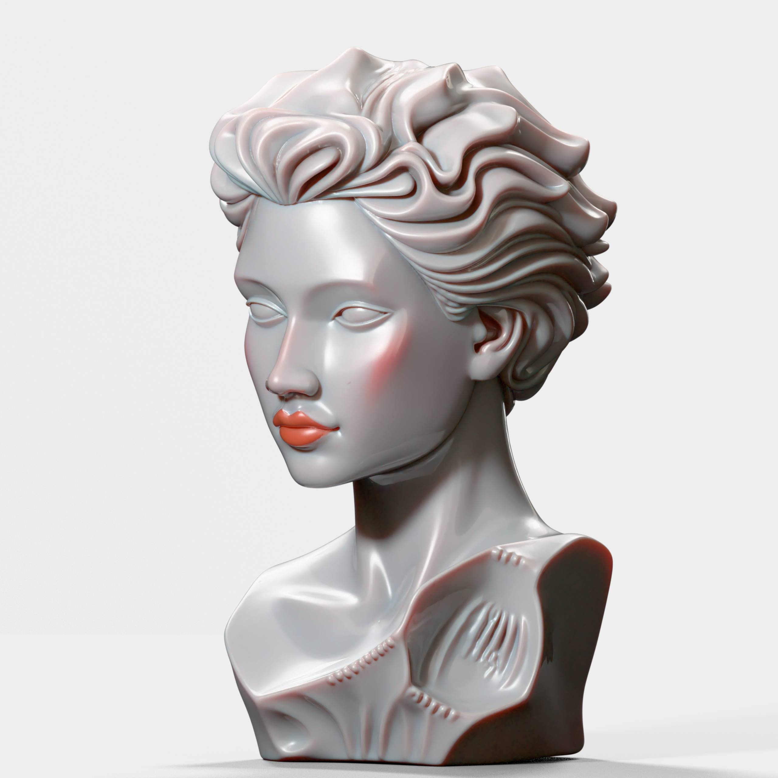 3D Printer Files | 3MF File | Woman Bust | Creality Cloud