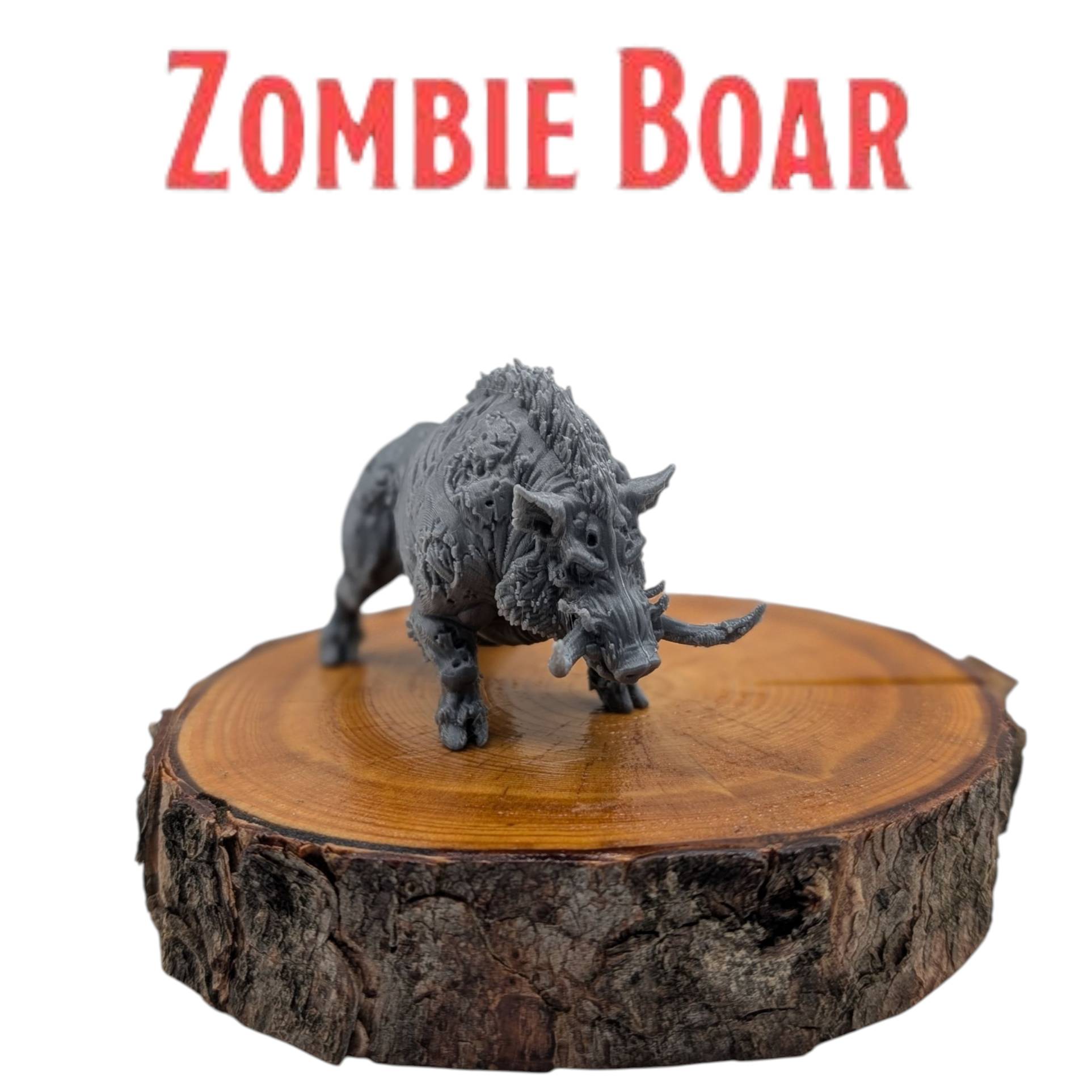 3D Printer Files | 3MF File | DnD TTRPG Zombie Boar Miniature ...